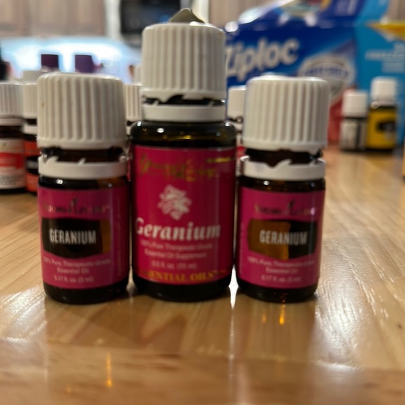 Young Living | Other | Young Living 3 Bottles Geranium Essential Oil ...